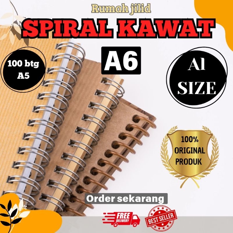 Jual SPIRAL KAWAT KAWAT SPIRAL (A6 17 LOOPS ) AL VARIAN SEMUA UKURAN ...