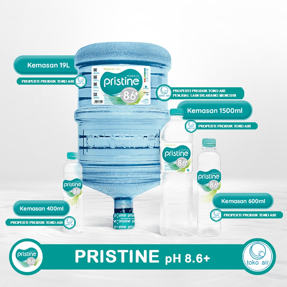 Jual Pristine All Variant - Pristine Air Minum pH Tinggi | Shopee Indonesia