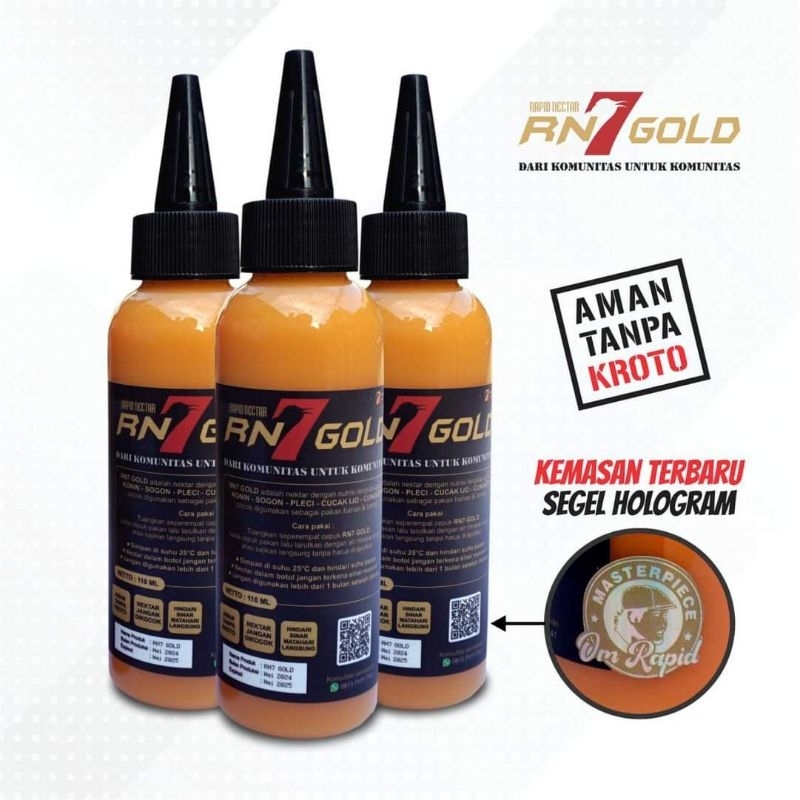 Jual RN7 Gold Nektar 100% Dijamin Original Pakan Konin Harian Rapid ...