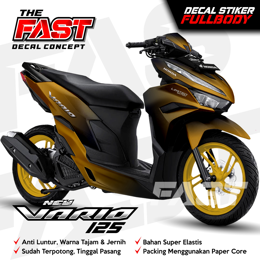 Jual Stiker Decal Vario 125 New Gen2 Fullbody Bunglon Striping Motor Honda Vario 125 Gen 2 ...