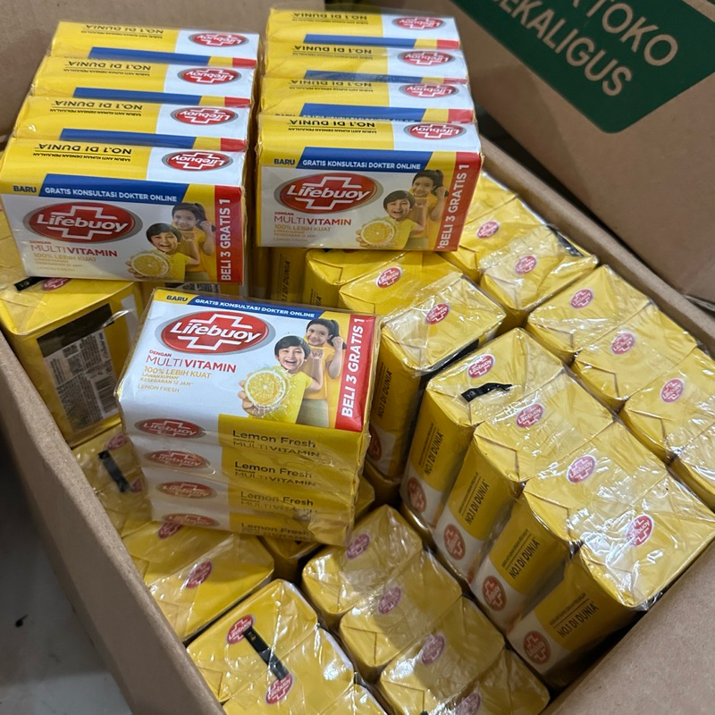 Jual 1Pack Isi 4 Paket Banded Sabun Batang Lifebuoy 100 gr X 4 Bar Soap ...