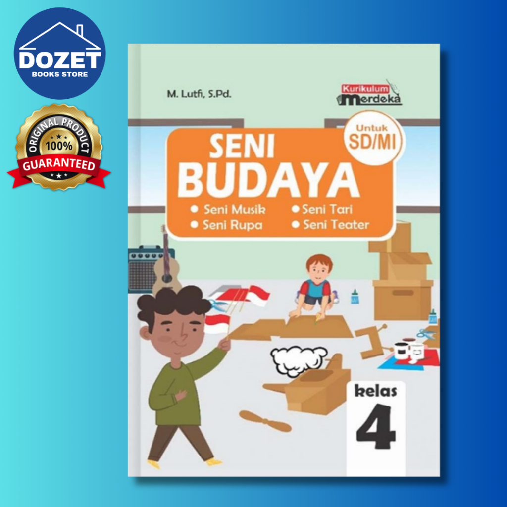 Jual Buku paket seni budaya kelas 4 SD/MI kurikulum merdeka untuk siswa penerbit WKJ | Shopee ...
