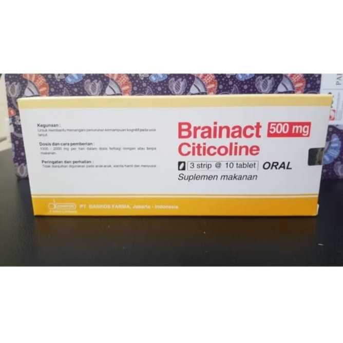 Jual BRAINACT 500 MG BOX 30 TABLET | Shopee Indonesia