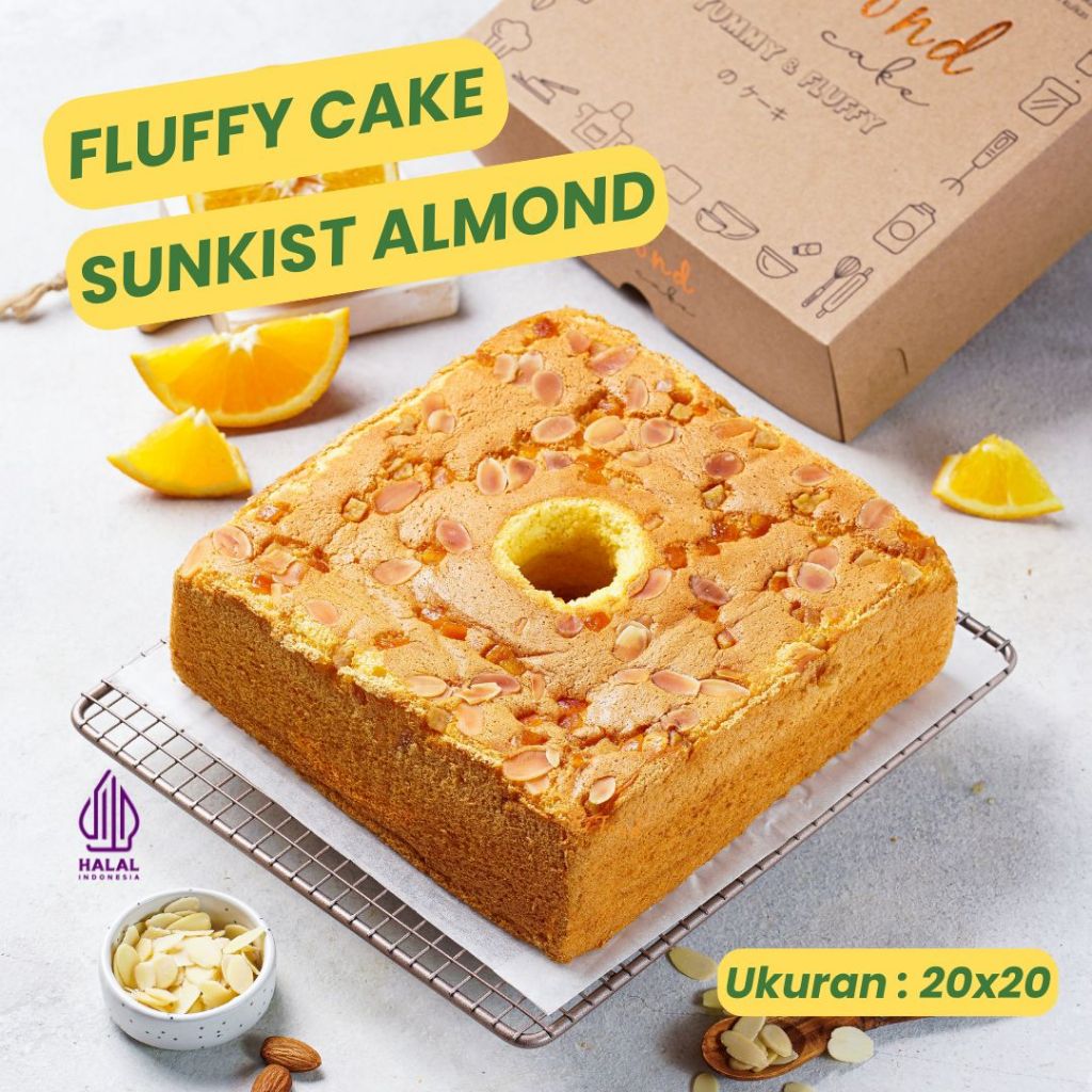 Jual Sunkist Almond - Fluffy Cake | Shopee Indonesia