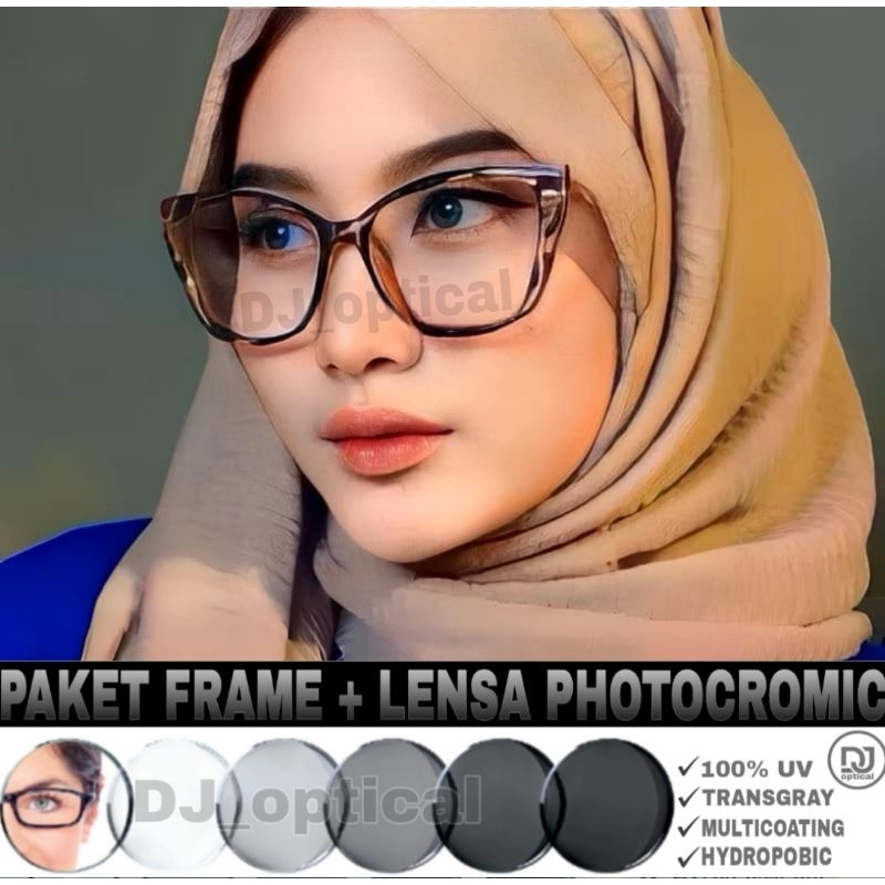 Jual FRAME KACAMATA+PAKET LENSA| kacamata photocromic| bisa request ...