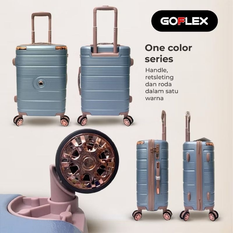 Jual GOFLEX 043 Koper 20 Inch - 24 Inch Kabin Bagasi Pesawat | Shopee ...