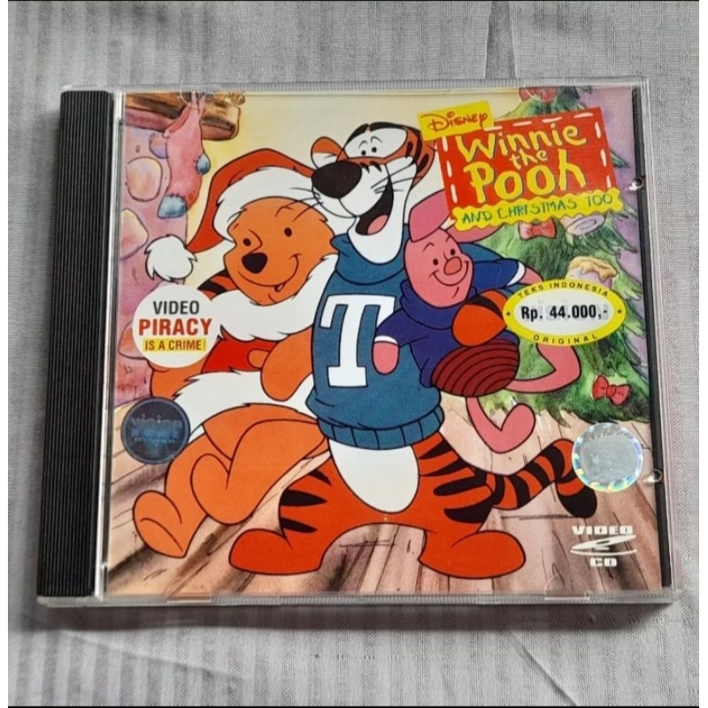 Jual VCD Winnie the Pooh and Christmas Too (1991) ORIGINAL Vision ...