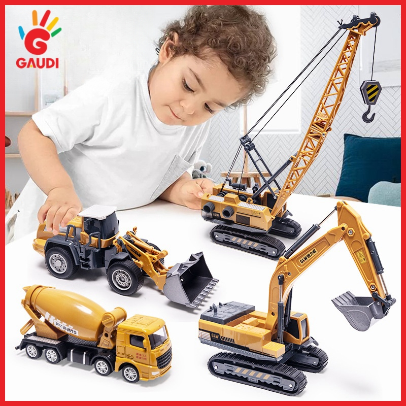 Jual Gaudi 1:55 Truk Mainan Miniatur Mainan Mobil Tim Sanitasi Kota ...