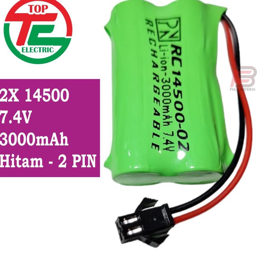 Jual BARU RESTOK Mainan RC Elektronik Speaker TYPE Lithium 2x 145 74V 3mAh Soket HITAM 2 PIN ...
