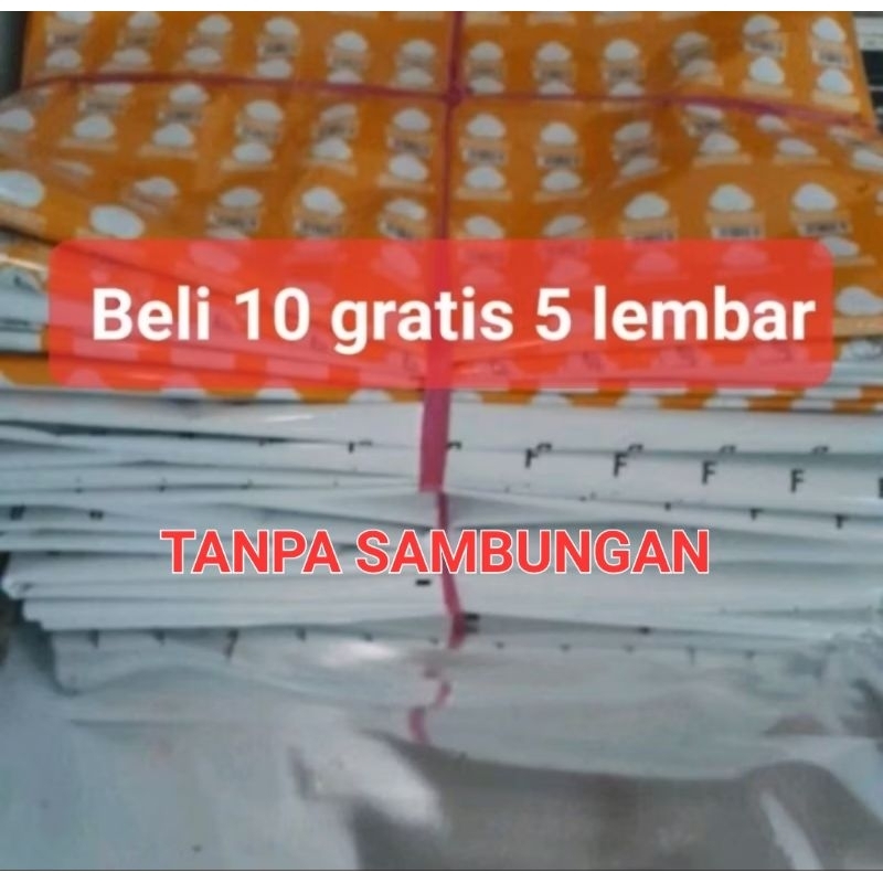 Jual plastik daur ulang isi 10 lembar ukuran 100x140cm | Shopee Indonesia