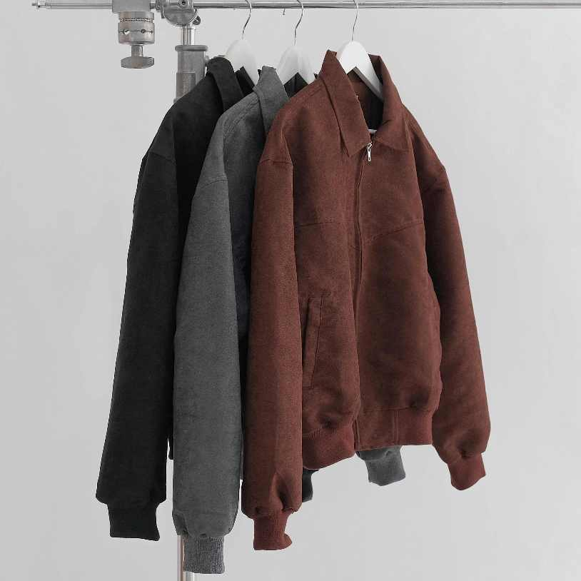 Jual Wildtime&Co - Tomford Suede Boxy-Cut Jacket Series | Shopee Indonesia