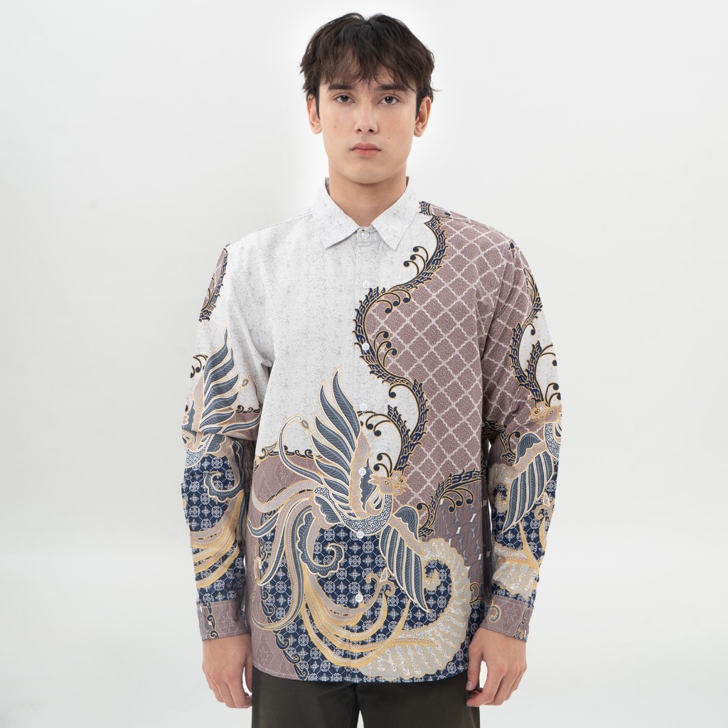 Jual M231 Kemeja Pria Batik Panjang 0710 | Shopee Indonesia