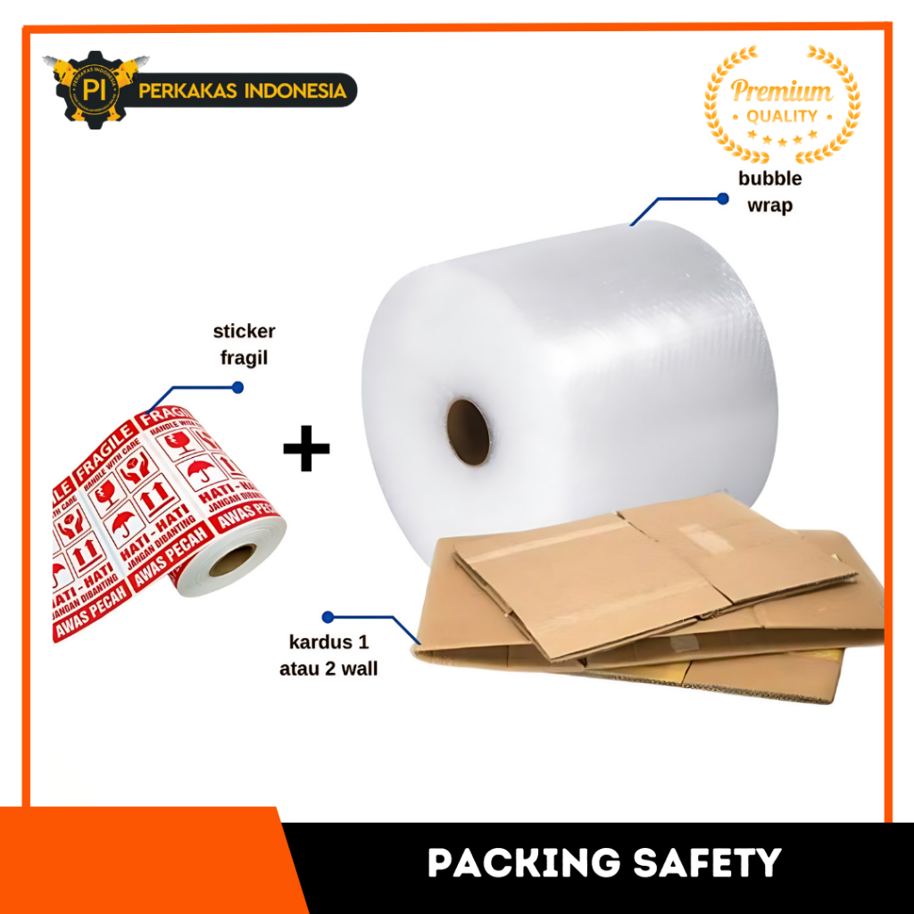 Jual Tambahan Packing Safety Pengaman Paket Barang kardus Bable Plastik ...