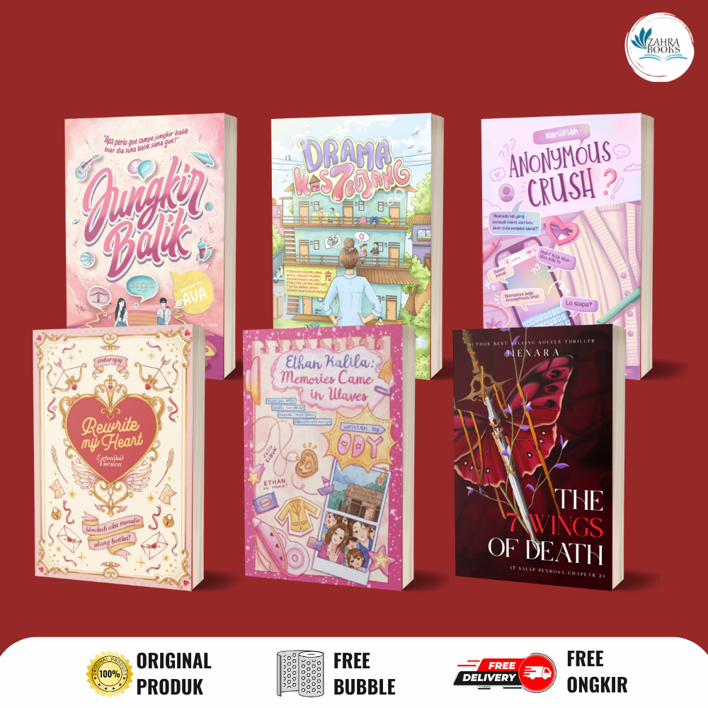 Jual SPECIAL BUNDLING NOVEL JUNGKIR BALIK - Drama Kos 7 Bujang, Anonymous Crush, Ethan Kalila ...