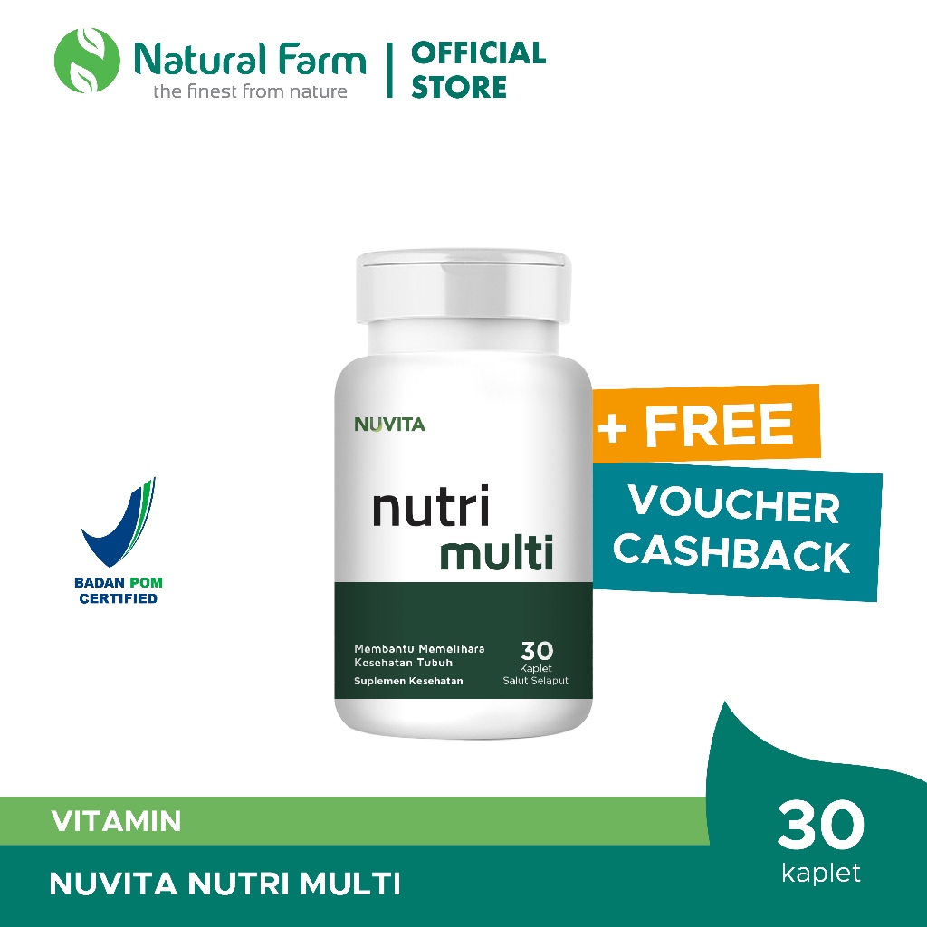 Jual Nuvita Nutri Multi - 30 Kaplet | Shopee Indonesia