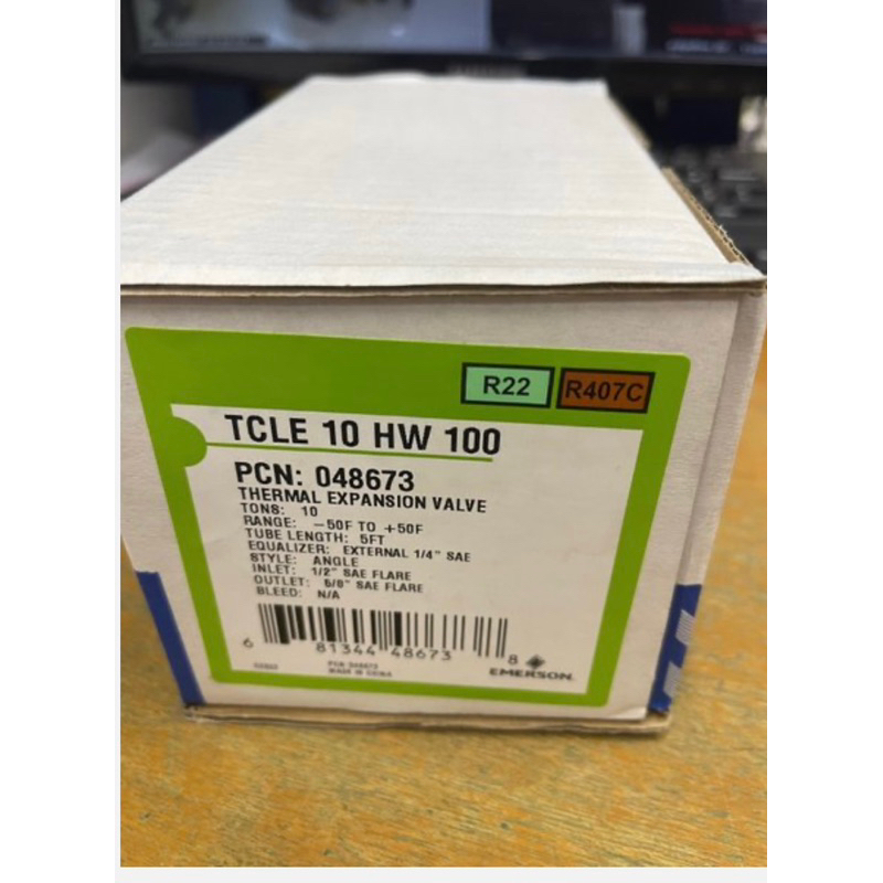 Jual Thermal Expansion Valve Expansi AC Emerson TCLE 10 HW 100 | Shopee ...