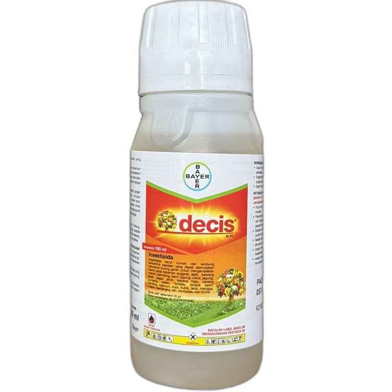 Jual INSEKTISIDA DECIS 25 EC 100 ML BAYER/RACUN KONTAK LAMBUNG ULAT API ...