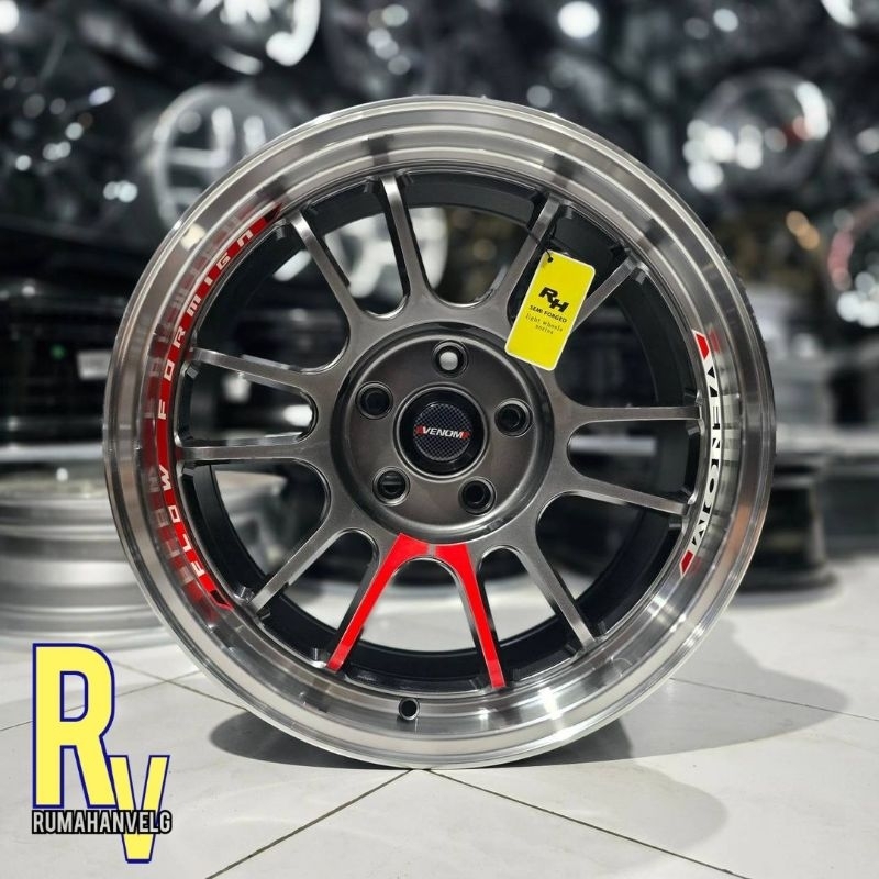 Jual jual velg mobil racing R17 ADVAN RSDF FLOW FORMING LEBAR 8 velg mobil ring 17 velg racing ...
