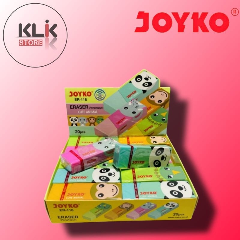 Jual Penghapus Joyko Fancy Warna ER-116 / Eraser Fancy Joyko | Shopee Indonesia