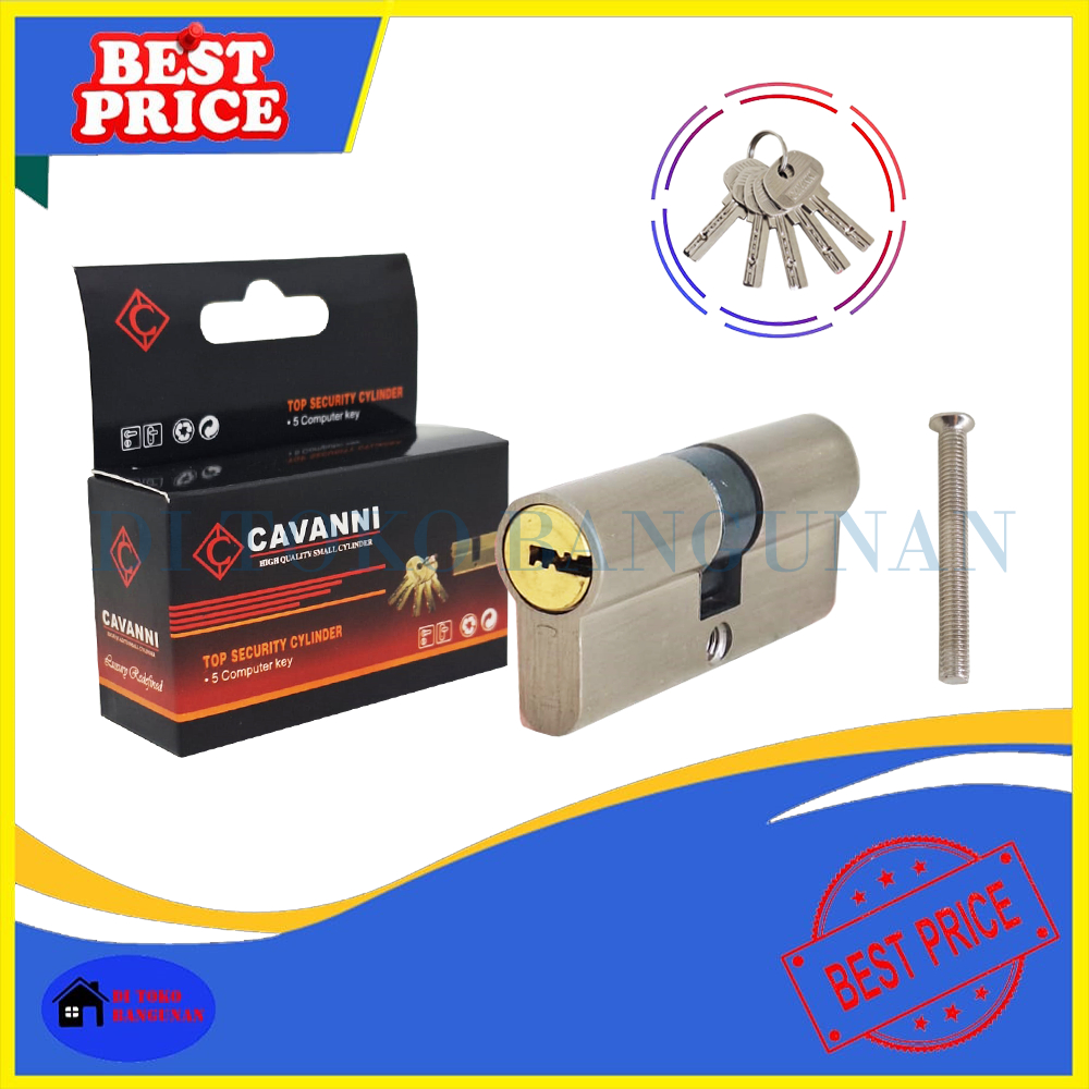 Jual Cylinder Cavanni Computer Silinder Kunci Pintu Kecil 5 Anak Kunci | Shopee Indonesia