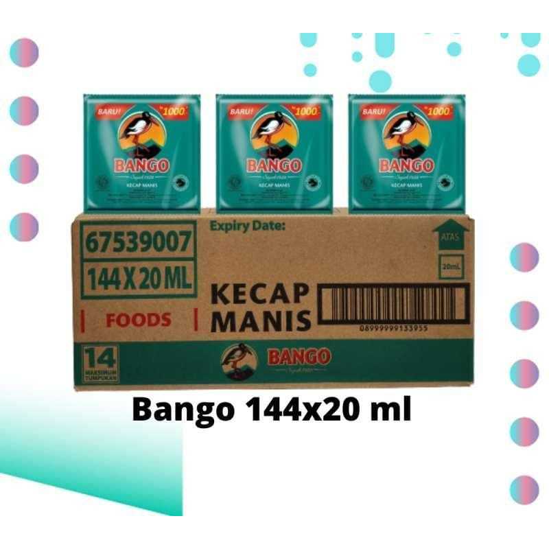 Jual Kecap Bango Sachet 20 ml eceran @1000 (1 DUS isi 12 renceng ...