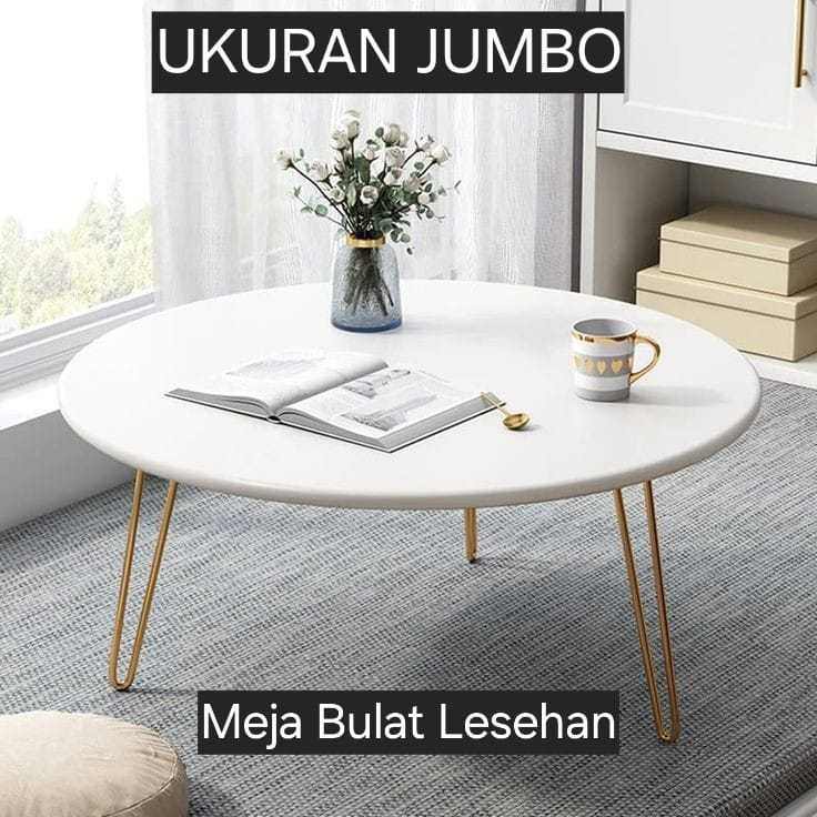 Jual Meja Lesehan Tamu Besar Bulat Meja Makan Belajar Kopi Meja Sofa ...