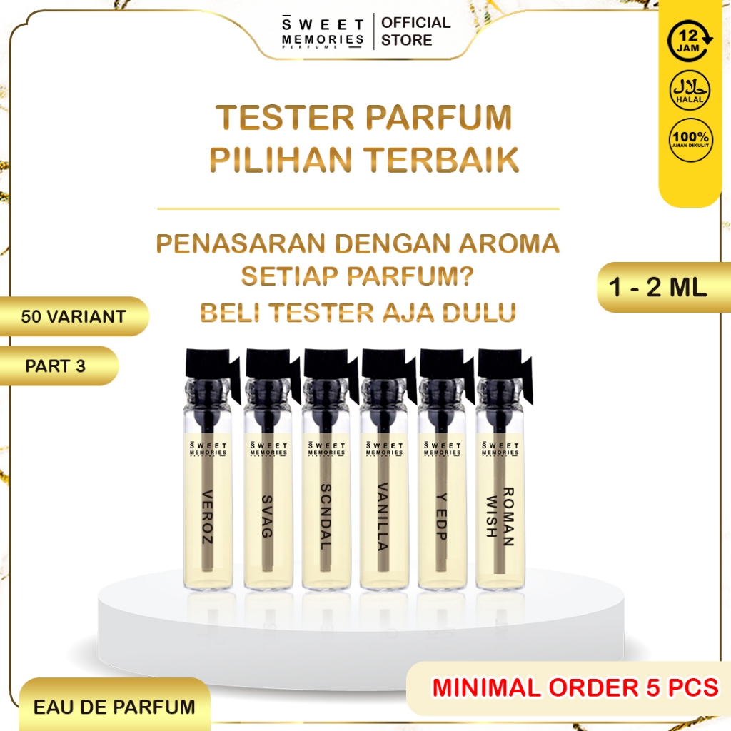 Jual SWEET MEMORIES - Tester Parfum Sample Parfum Aroma Mewah Tahan ...