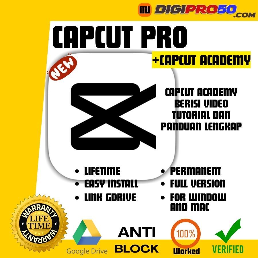 Jual CAPCUT PRO + CAPCUT ACADEMY | ALL DEVICE | PREMIUM | LIFETIME ...