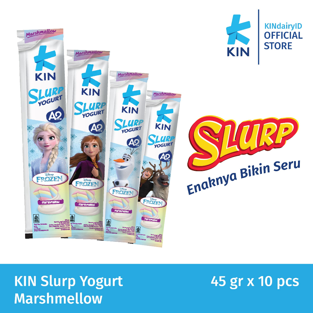 Jual KIN Bulgarian Yogurt Slurp Marshmallow 45gr | Shopee Indonesia