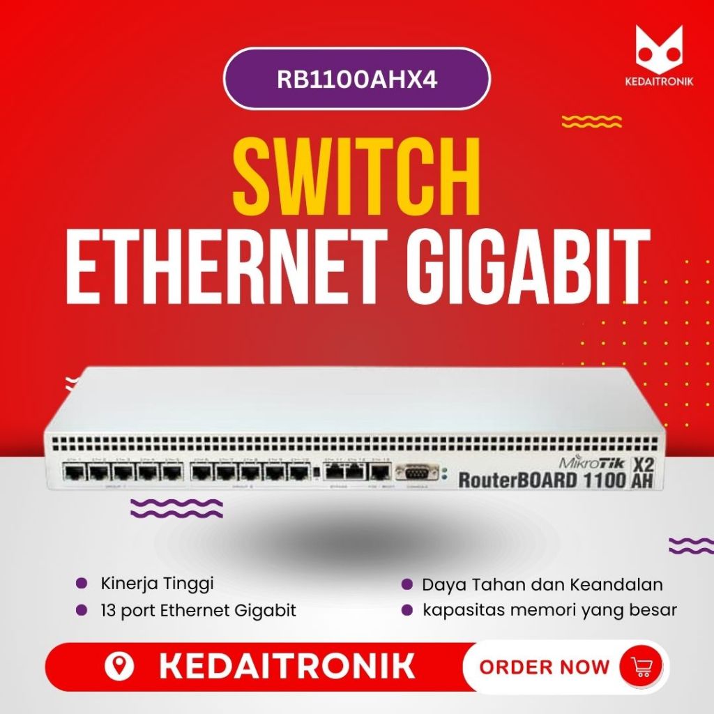 Jual Mikrotik RB 1100 AHx4 RB1100 AH x4 RB1100x4 RB1100AHx4 | Shopee ...