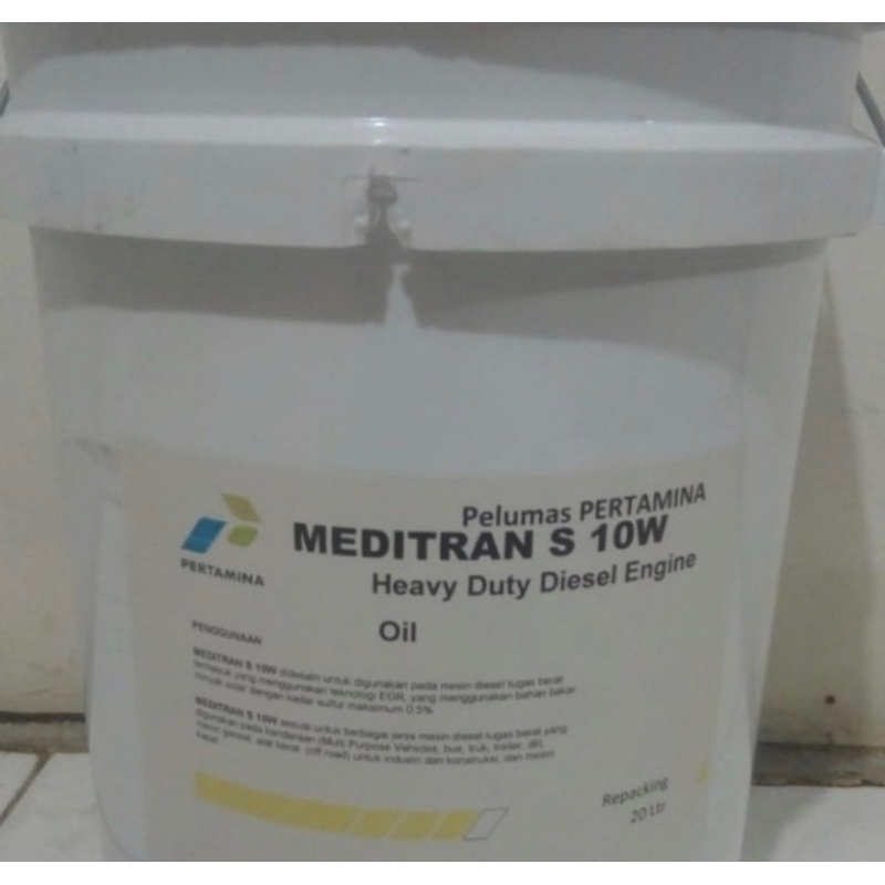 Jual Oli Hidrolik Meditran S10W Sae 10 Isi 20 Liter | Shopee Indonesia