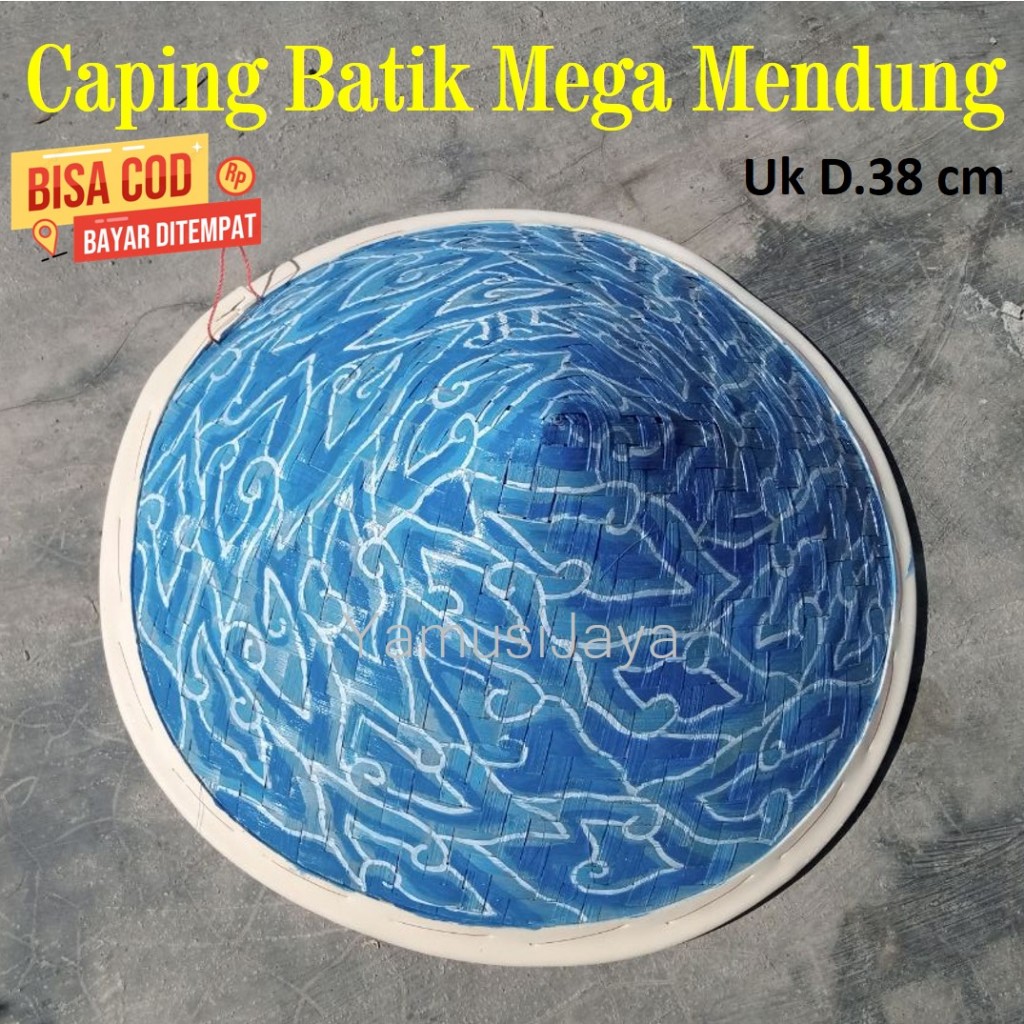 Jual Topi Caping Motif Batik Mega Mendung, Caping Petani OSPEK | Shopee ...