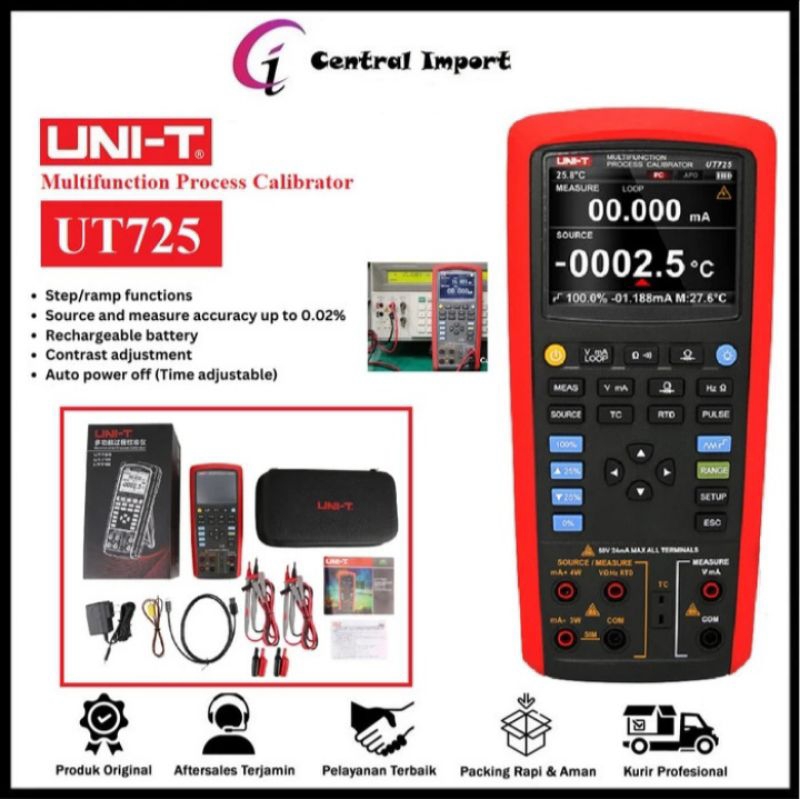 Jual UNI-T UT725 Multi-Function Loop Process Calibrator DC - Kalibrator ...