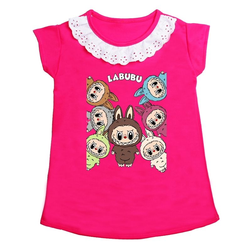 Jual Daster Anak Labubu 1 - 10 Tahun Dress Anak La BuBu The Monsters ...