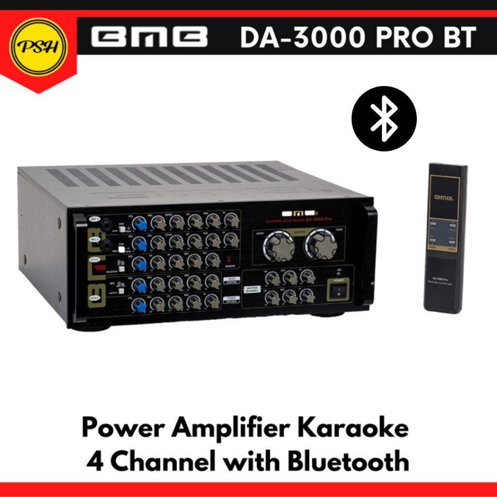 Jual BMB DA-3000PRO BT DA3000 PRO Power Amplifier Karaoke Mixer ...