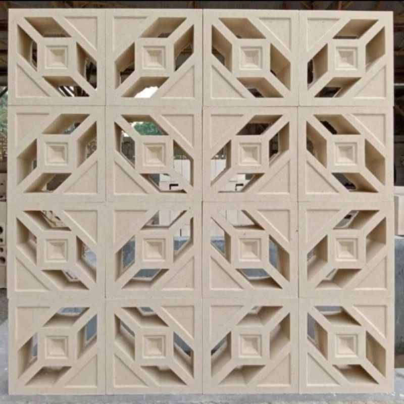 Jual Roster beton minimalis/hiasan dinding rumah pagar/lubang angin ...