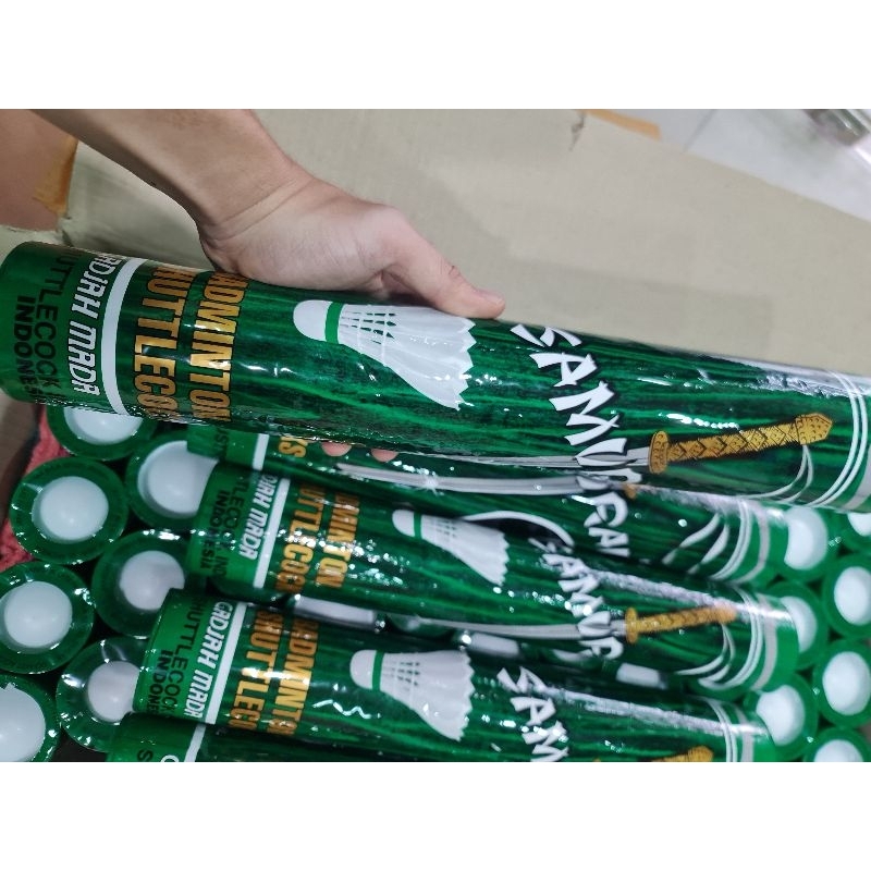 Jual SHUTTLECOCK BADMINTON SAMURAI HIJAU 100% ORIGINAL | Shopee Indonesia