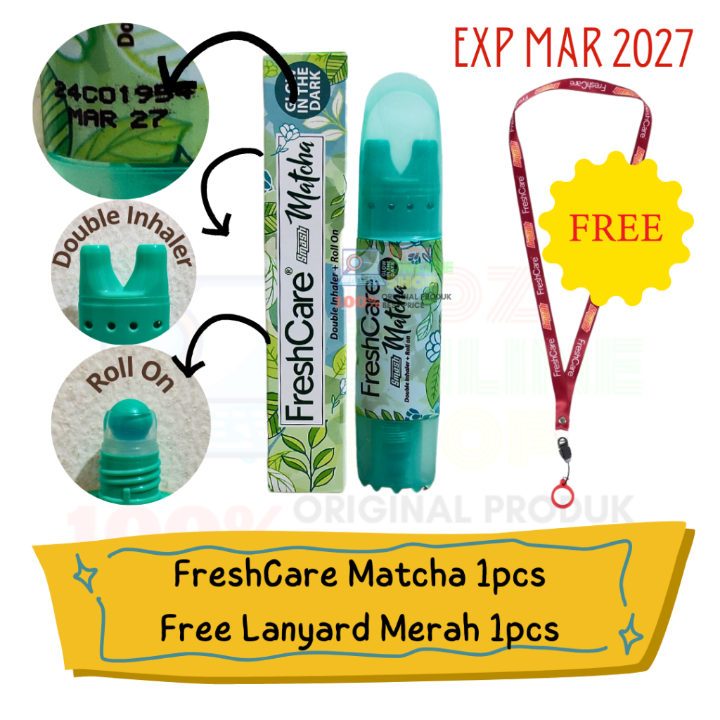 Jual Freshcare Matcha 10ml + Lanyard 1 Pcs | Shopee Indonesia