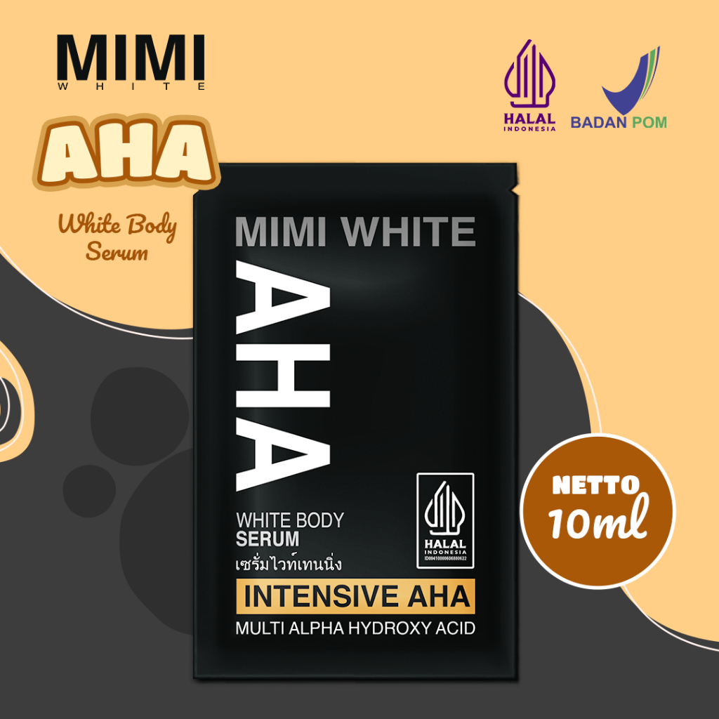 Jual AHA MIMI WHITE Serum Sachet 10 ML | Shopee Indonesia