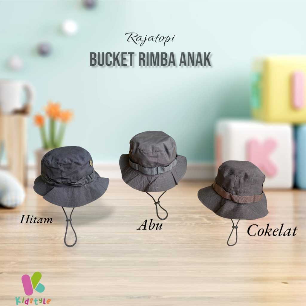 Jual Topi Anak dan Balita Model Rimba Polos Dengan Ripstok Premium dan ...