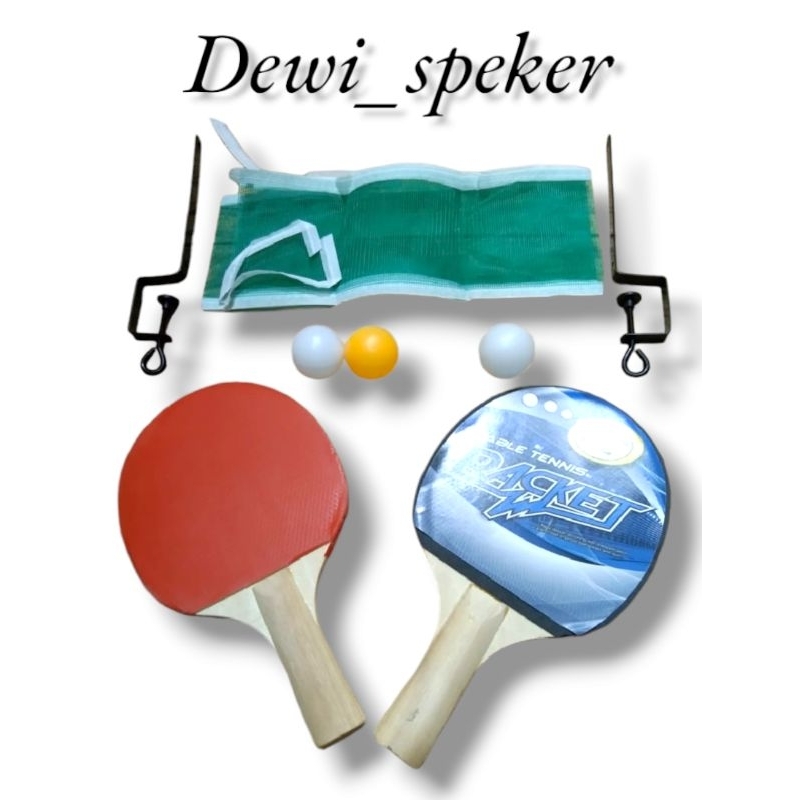 Jual Bed tenis meja 1 set Tiang bola dan net murah | Shopee Indonesia