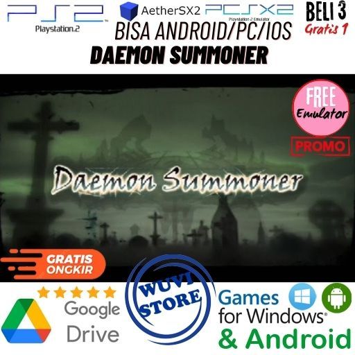 Jual PS 2 Daemon Summoner | Bisa di PC / Android / IOS Plus Emulator | Beli 3 Gratis 1 | Shopee ...