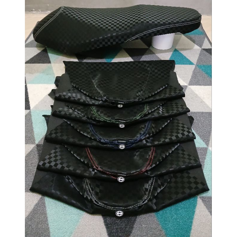 Jual Kulit Jok Motor Motif Catur Sarung Jok Motor Jahitan Motif Catur ...