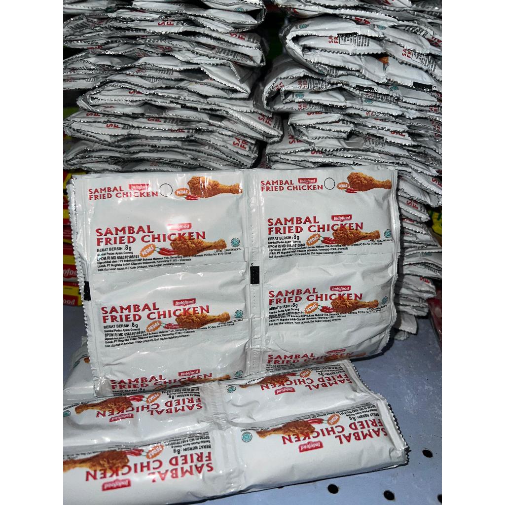 Jual Indofood Sambal Fried Chicken Sachet 8 g (isi 24 pcs) | Shopee ...