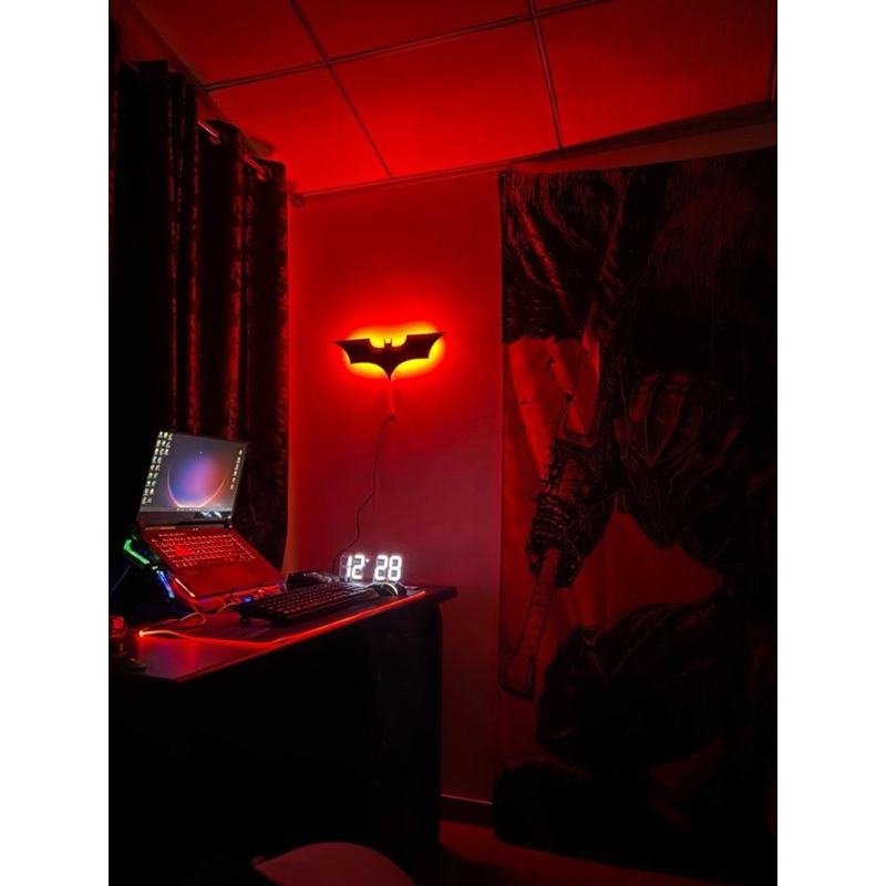 Jual Lampu tidur Kamar anak cowok batman hiasan dinding rumah batman ...