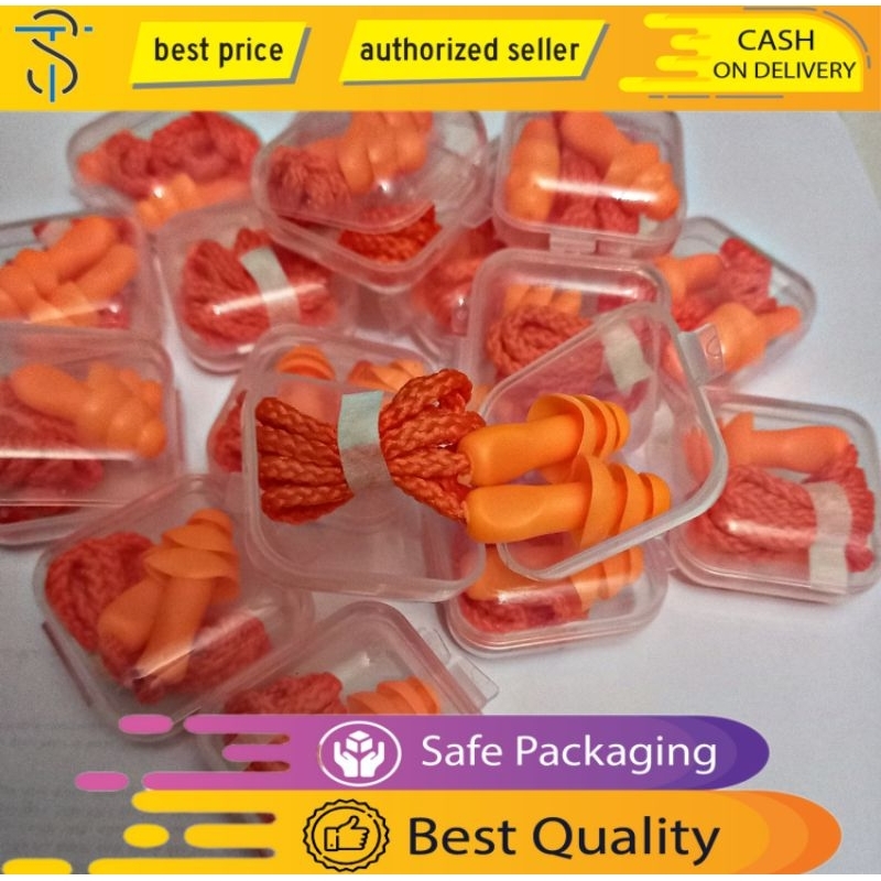 Jual EARPLUG SAFETY PELINDUNG TELINGA PEREDAM SUARA KUPING SILIKON EAR PLUG Orange | Shopee ...