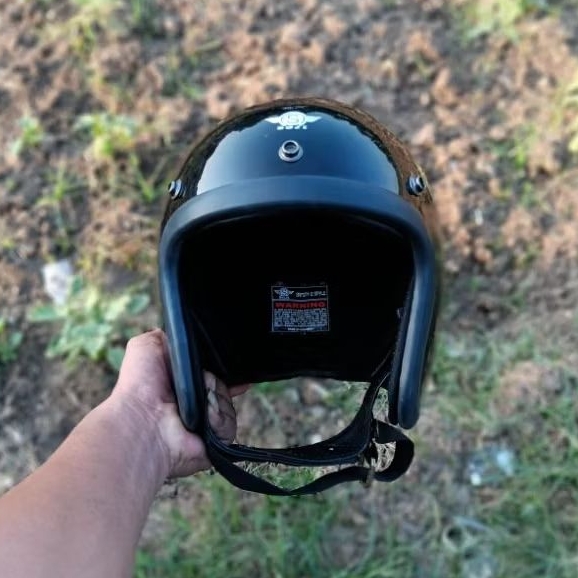 Jual Helm Slim Head 500tx Soji Helm Japan Retro Polos | Shopee Indonesia