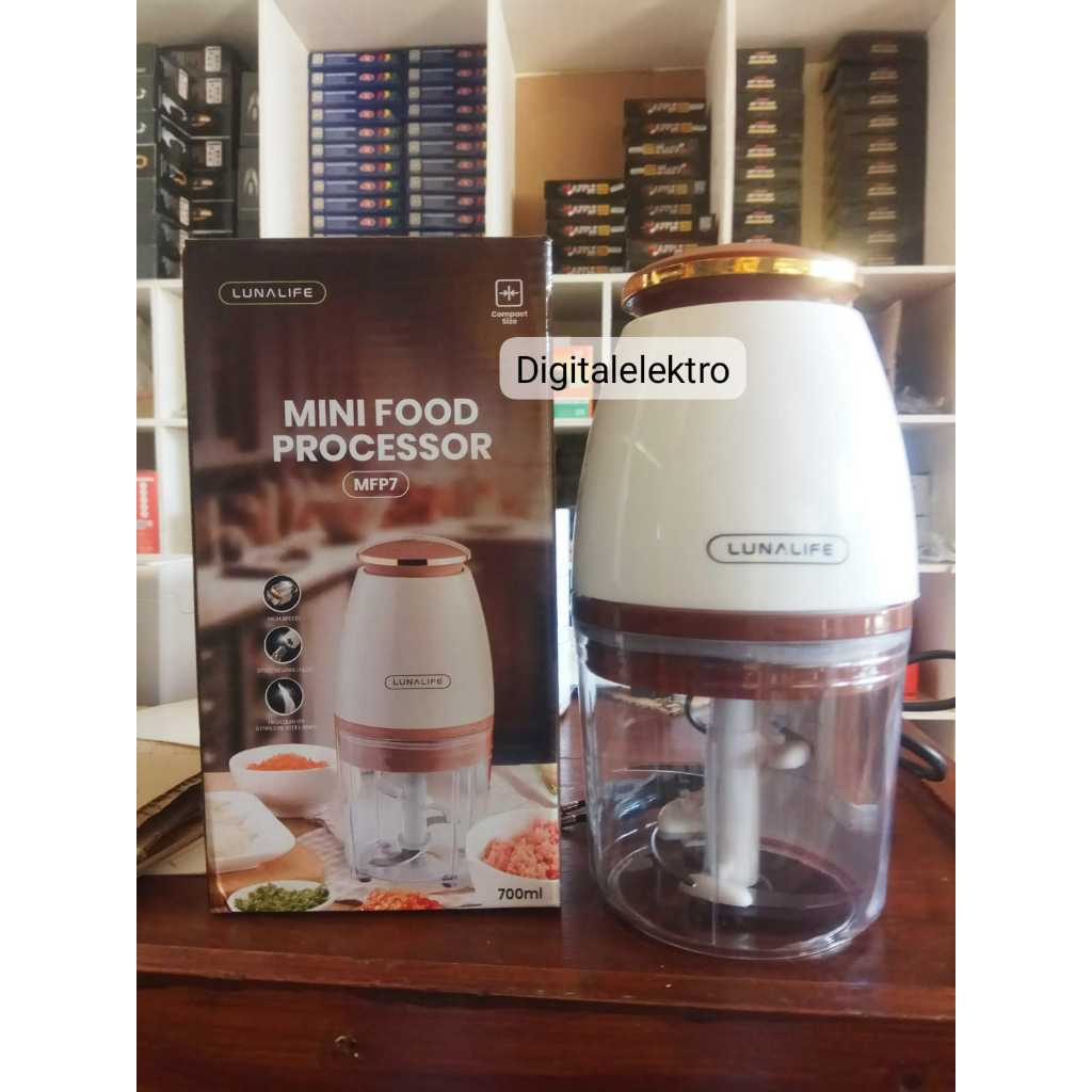 Jual LUNA LIFE MFP-7 4 blade Processor Chopper // MINI FOOD PROCESSOR ...