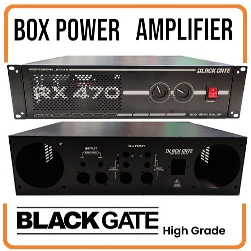 Jual Box Amplifier Blackgate RX-470 Bok Built Up Speaker Balap ...