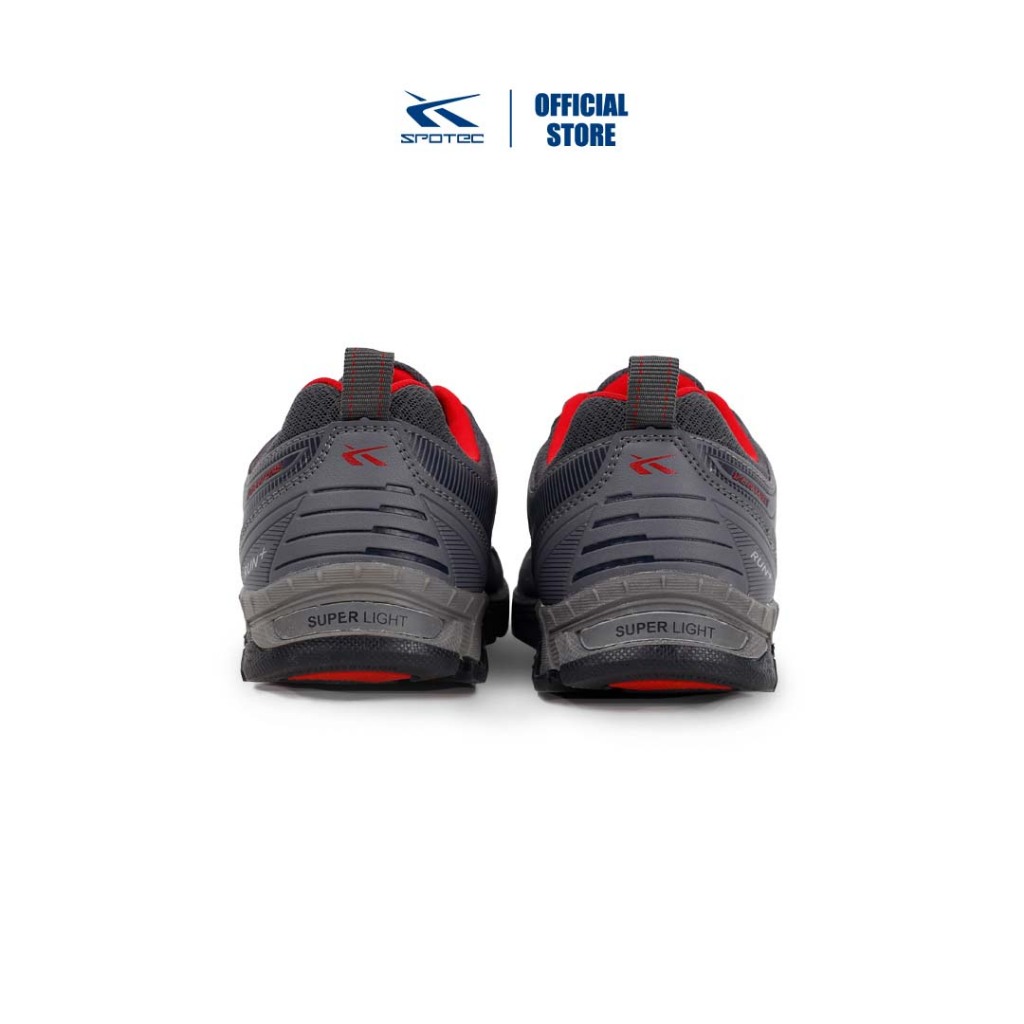 Jual Spotec Running Venture Sepatu Lari Pria Wanita - Abu Merah ...